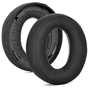 Defean Heat Transfer Fiber Replacement Ear Pads Earpads Ear Cushion Compatible with Sony ps4 Gold Wireless Headset PS3 PS4 7.1 Virtual Surround Sound CECHYA-0083 Headphone (Fabric)