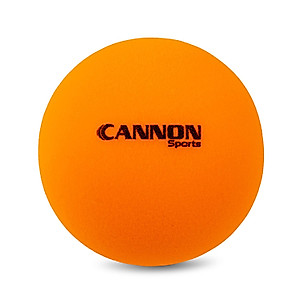 Cannon Sports Uncoated Foam Ball, Medium Density, Soft and Lightweight (Orange, 8.5 Inch)