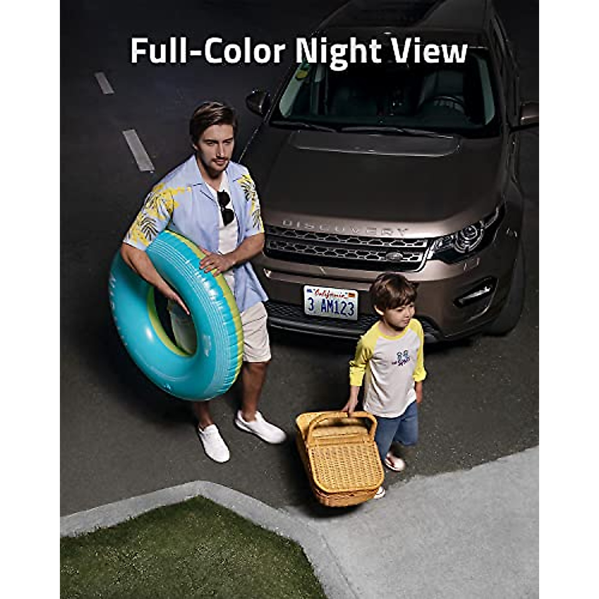 eufy Security Floodlight Cam E221, 2K, Built-in AI, 2-Way Audio, No Monthly Fees, 2,500-Lumen Brightness, Weatherproof, HomeBase Not Compatible, Hardwired, Motion Only Alert