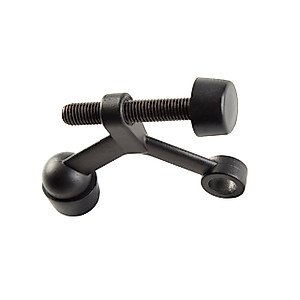 Delaney Hardware 402602- Hd Hinge Pin Door Stop, Black