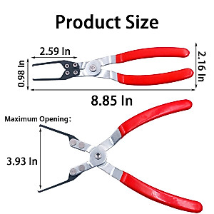 Relay Puller Pliers, Car Relay Disassembly Clamp, Battery Terminal Fuse Extraction Remover Tool, Metal Steel Automotive Pliers, Universal Vehicle Repair Accessories