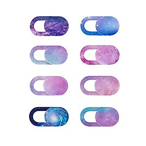 Webcam Cover (8 Packs), Ultra-Thin Camera Privacy Covers Sticker Fit for Laptop Computer PC Desktop Tablet Smart Phone Lens, AllureEyes Web Cam Slider Camera Privacy Covers Protection