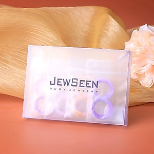 Jewseen 8PCS Ear Gauges 2g-1''Silicone Tunnels Silicone Gauges Plugs Gauges Ear Tunnels Double Flared Flesh Tunnels Piercing Jewelry for Women Men