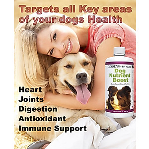 Multi vitamin liquid for dogs probiotics for dogs digestion liquid antioxidants for dogs immune support Salmon omega 3 fish oil liquid - liquid dog vitamins and minerals senior dog multivitamin liquid