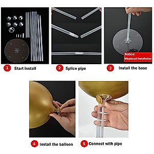 Graduation Decorations Maroon Gold 2024/Burgundy Gold Gaduation Party Decorations/Burgundy Gold Balloons FSU ASU/Burgundy Birthday Decorations Fall/2 Sets Table Centerpiece Balloon Stand Kits