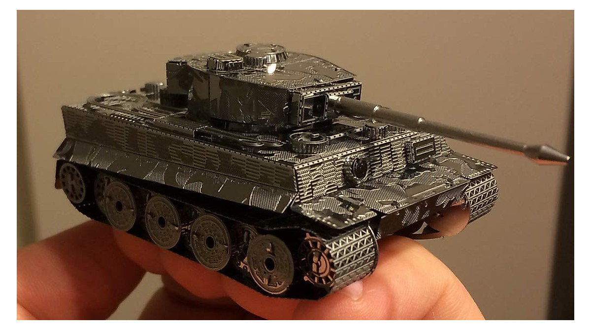 Build a Detailed 3D Tiger I Tank Metal Model Kit | Metal Earth