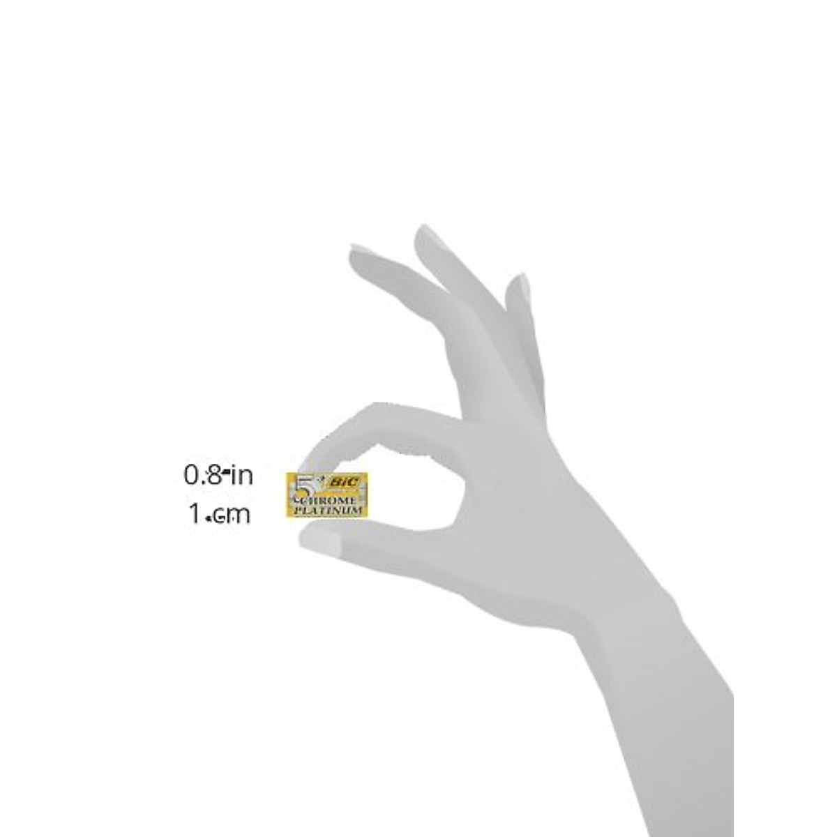 Bic Chrome Platinum Double Edge Razor Blades - 10 Ct