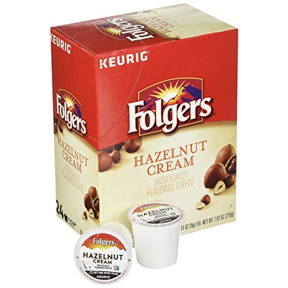 Hazelnut Cream K-cup for Keurig Brewers, 24-count, 24 Count