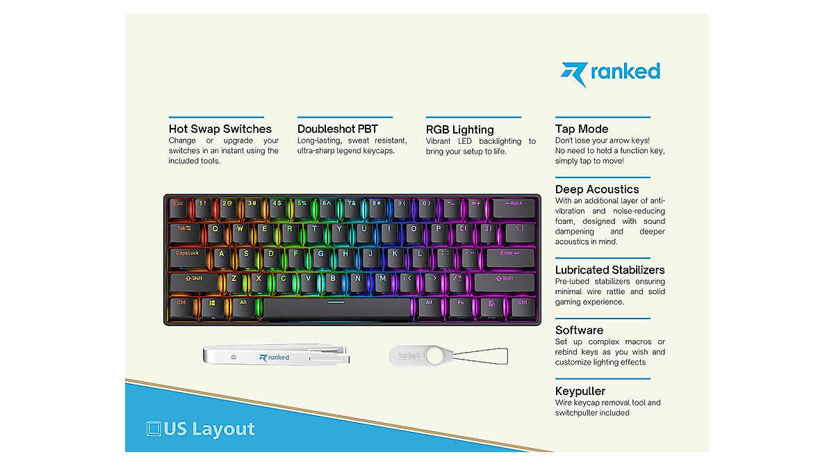 Ranked S60 Supernova Mechanical Gaming Keyboard