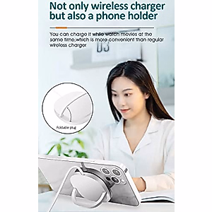Fast Wireless Charger, compadible with airpods pro Any Apple Product, qicertifield, Charging Pad, 15 Watts, Fact Charging. (White)