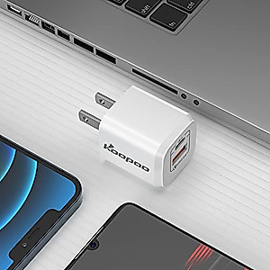 USB C Fast Charger-USB C Adapter,KOOPAO USB C Wall Fast Charger 2 Port(USB A+C) PD Plug for iPhone 13/13 Pro/12 Mini/i-Pad，i-Pad Pro/12 Mini / 11/ XS/Max/XR/X, Pixel, Galaxy,ect