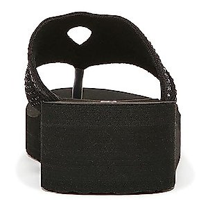 BZees Womens Rio Thong Sandal, Black, 7 US