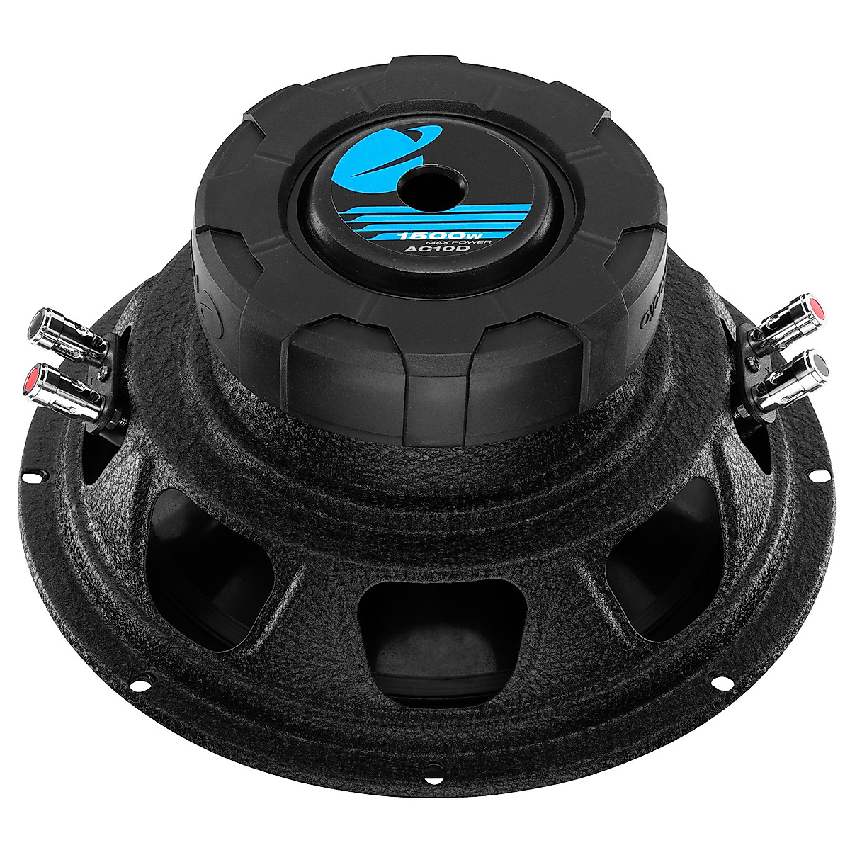 Planet Audio AC10D Anarchy Series 10 Inch Car Subwoofer - 1500 Watts Max, Dual 4 Ohm Voice Coil, Sold Individually, for Truck, Boxes, Enclosures, Use with Amplifier