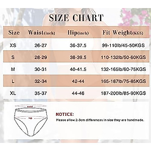 Altheanray Womens Underwear Bikini Silky Seamless Underwear for Women Panties Cheeky Invisible Hipster No Show Soft Stretch V Cut Women's Underwear,Pack of 6,XS-XL(AWB833M-NewColor)