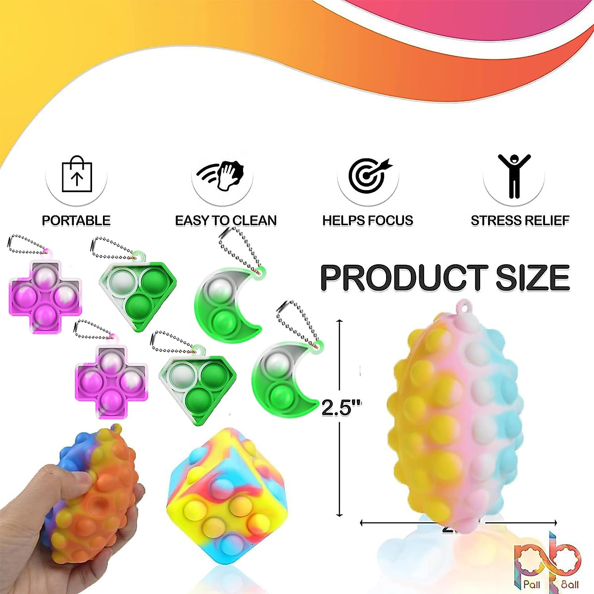 116 Pcs Party Favors for Kids 4-8, Easter Egg Fillers, Pop Fidget Bulk Toys, Pinata Goodie Bag Stuffers, Treasure Box Toys, School Classroom Rewards, Treasure Chest Prizes, Goody Bag Filler