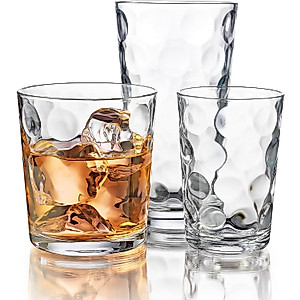 Home Essentials 12-Piece Galaxy Glassware Set