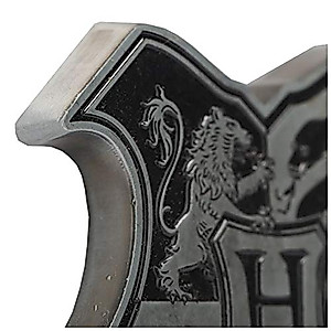 Open Road Brands Harry Potter Hogwarts Crest Cast Iron Wall Hook - Harry Potter Wall Hook for Coats, Jackets, Keys and More
