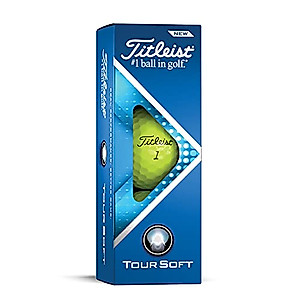 Titleist Tour Soft Yellow Golf Balls