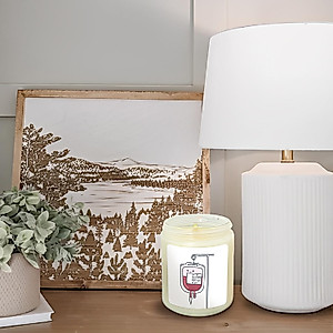 Likjad Nurse Gifts Lavender Candle, Funny Nurse Gifts, Nurse Graduation Gifts, Nurse Appreciation Gifts, Nurse Practitioner Gifts, Registered Nurse RN Gifts, Funny Nurse Scented Candles