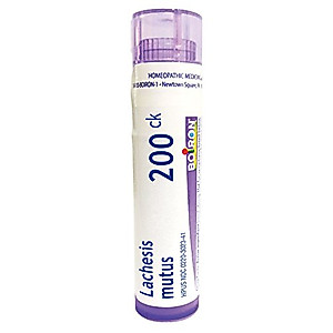 Boiron Lachesis Mutus 200Ck Homeopathic Medicine for Hot Flash - 80 Pellets