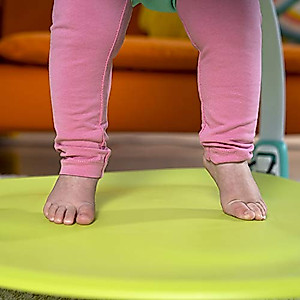 Bright Starts Bounce Bounce Baby 2-in-1 Activity Center Jumper & Table - Playful Pond (Green), 6 Months+