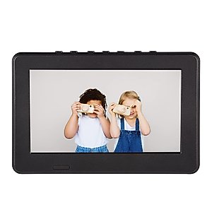 ciciglow 7'' Portable TV,1080P 16:9 HD Digital Television Color TFT-LED Rechargeable Battery Operated TV with Antenna,USB, Headphone Jack, AV Inputs,Small Memory Card Slot,for Kids Car Home