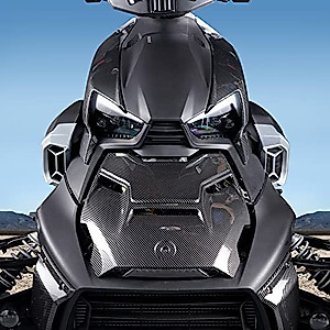 A & UTV PRO Ryker Carbon Fiber Epic Hood Panel, Hood Scoop for Can-Am Ryker & Ryker Rally Edition 2019-2023, Ryker 600, Ryker 900 Accessories, Replace OEM #219400877