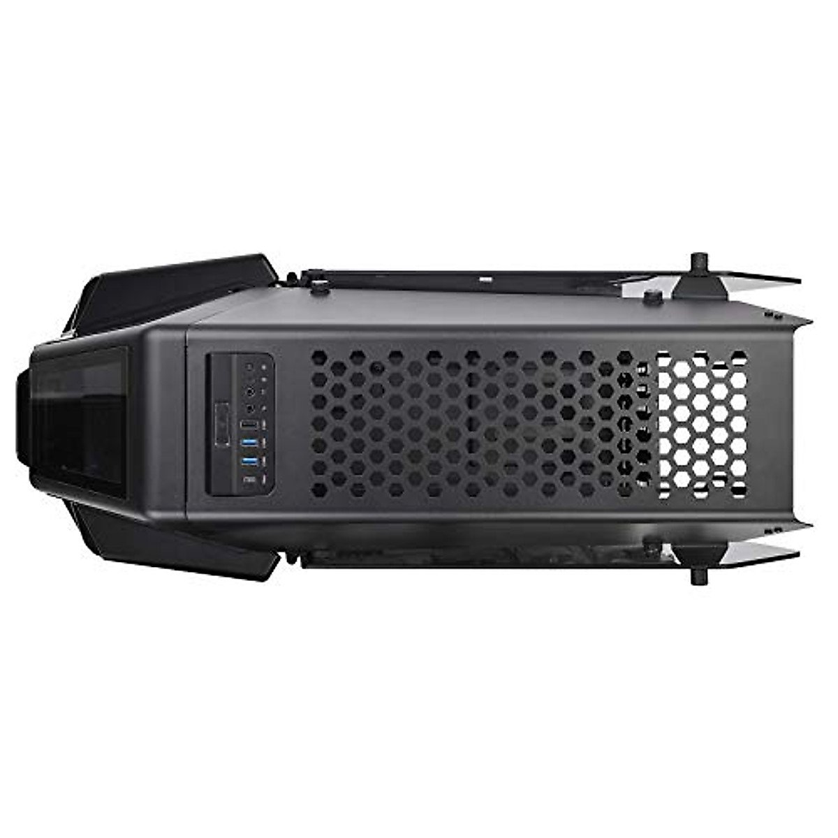 Thermaltake AH T600 Helicopter Styled Open Frame Tempered Glass Swing Door E-ATX Full Tower Case CA-1Q4-00M1WN-00