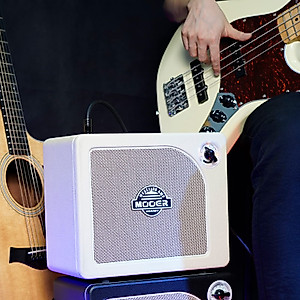 MOOER Guitar Amplifier Combo 15W, Practice Electric Guitar Amp with 9 Digital Amp Models, 6.5" Speaker, Bluetooth, Headphone Output, for Electric Guitar, Acoustic Guitar and Bass