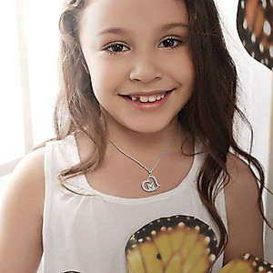 Pig Necklace for Women 925 Sterling Silver Cute Animal Pig Pendant Necklace Gifts Charm Jewelry for Pet Lover