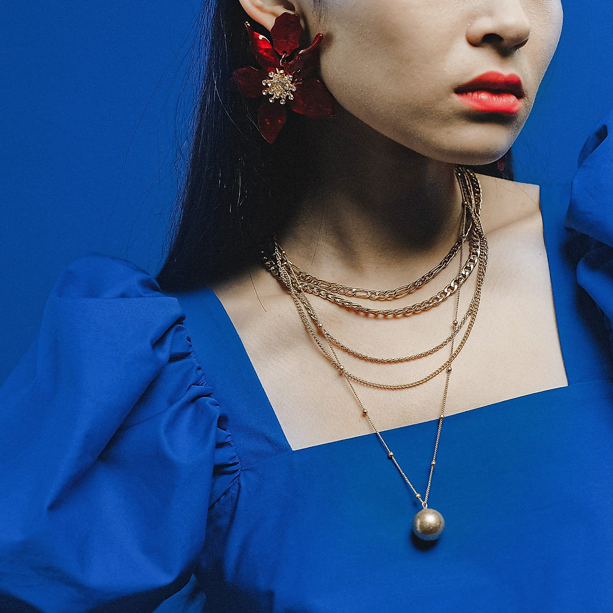 LimoStudio (Large Heavy Duty) 10 x 20 ft. Blue Backdrop Screen, Studio Background A+ Grade Silk Texture Premium Thick Synthetic Fabric >150GSM, Solid Chromakey Blue for Clean Delicate Edge, AGG2978