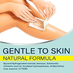 ANLOME Body Wax Strips for Face Legs Underarms Brazilian Bikini Women, Wax Hair Removal with 36 Strips