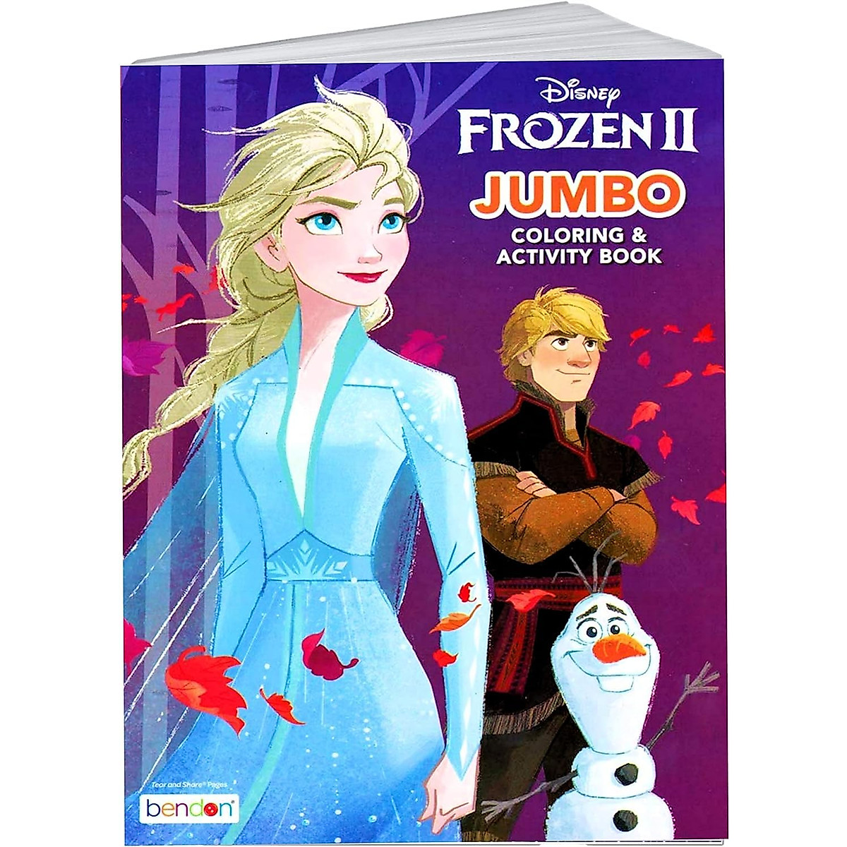 Disney Coloring Book Frozen 2 Arts Crafts Coloring, Painting Gift Set, Perforated Paper - Healthy Educational Play, for Kids Girls Boys Toddlers