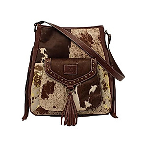 ARIAT Women's Savannah Concealed Carry Shoulder Bag Brown One Size