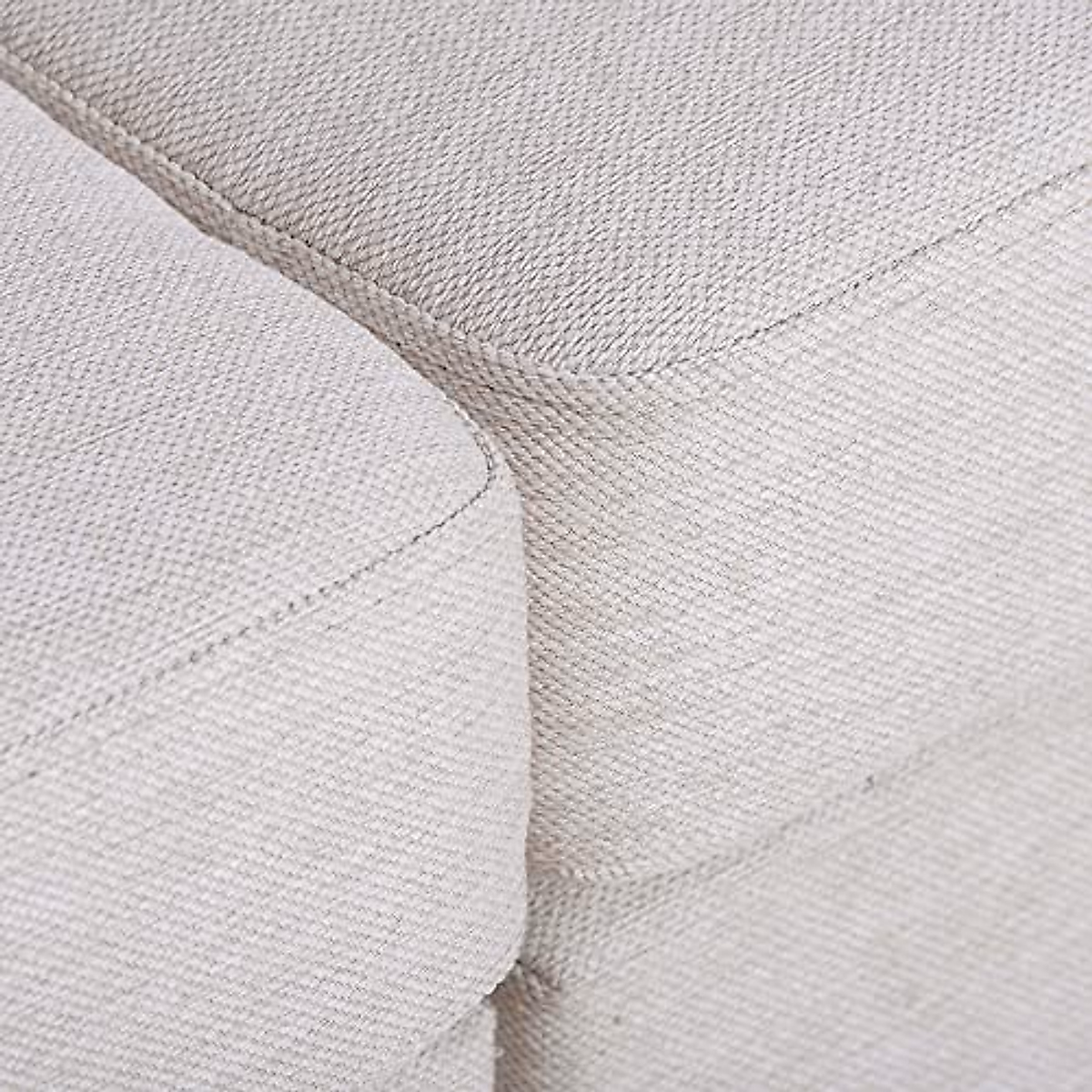 Eafurn Convertible Modular Sectional Double Extra Wide Chaise, 130.7" U Shaped Corner Movable Ottoman,6 Seater Oversized Upholstery Sofa & Couches Living Room Furniture, Beige