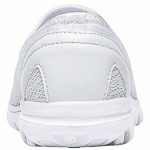 Propét Women's TravelActiv Slip On Fashion Sneaker, White, 7.5 N US
