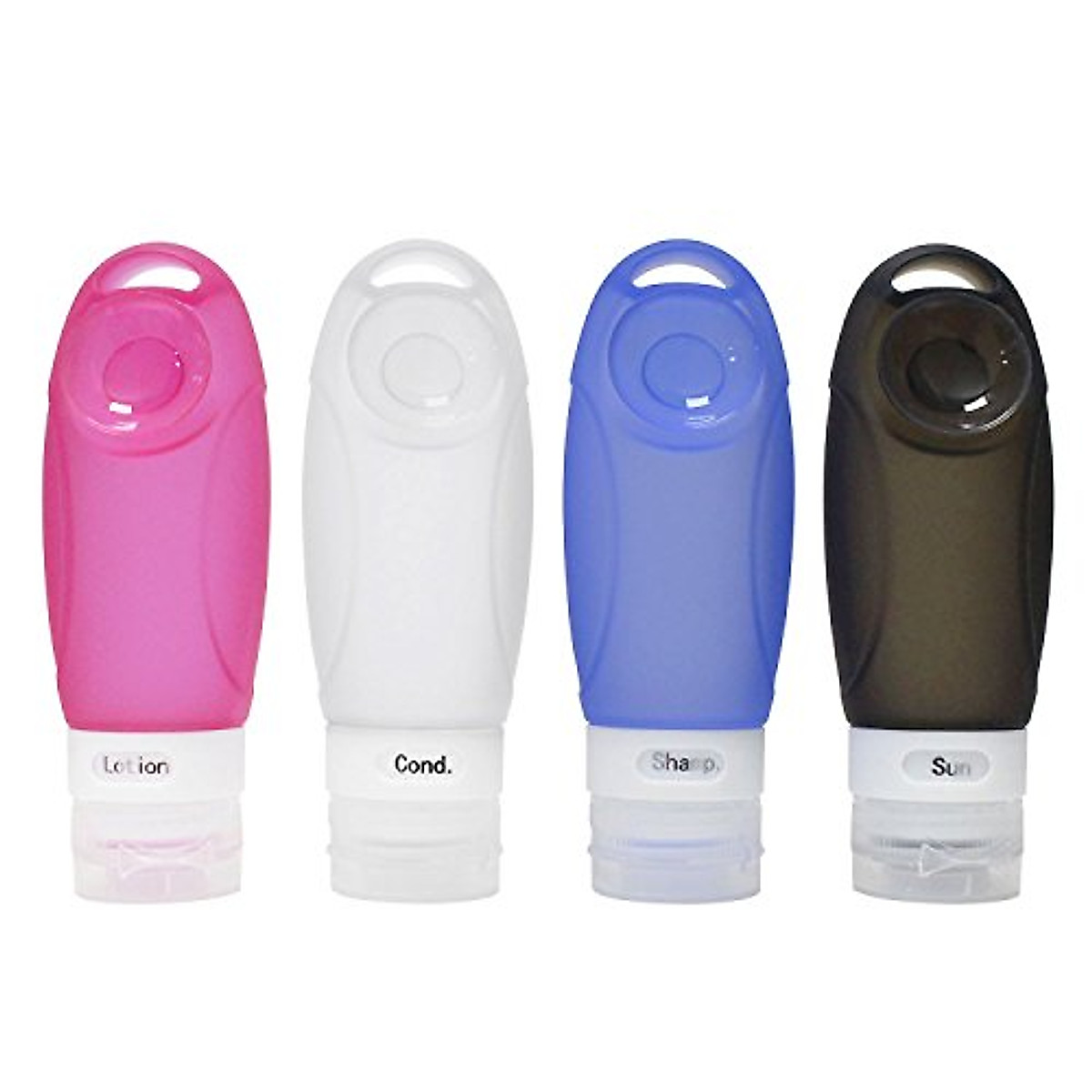 evron Travel Bottles for Toiletries,Tsa Approved Silicone Refillable Travel 3oz Containers BPA Free Leak Proof Liquid Travel Accessories for Conditioner,Shampoo (T7)