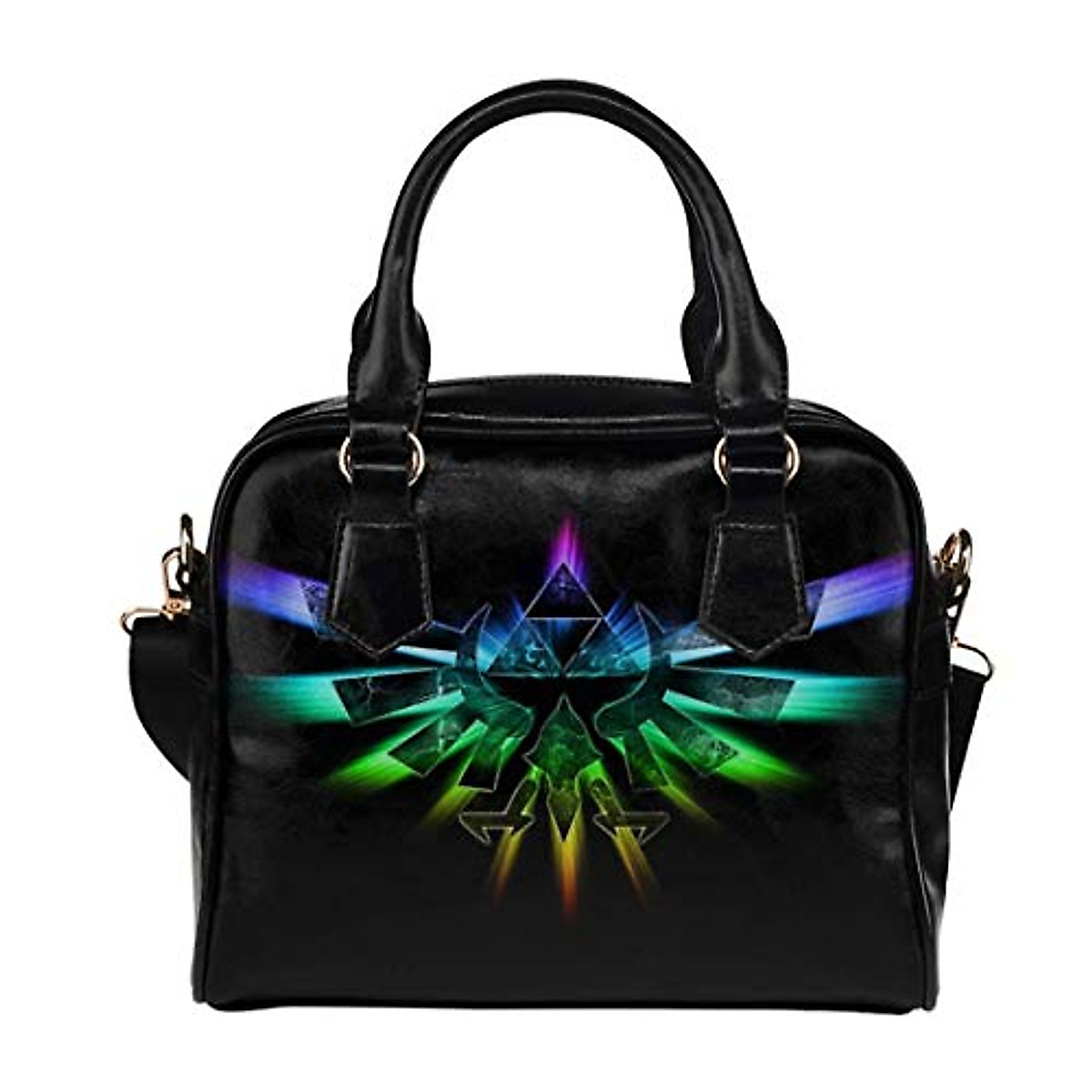 Majora Mask Womens Leather Handbags Totes Top Handle Bag Shoulder Crossbody Satchel Ladies Purses