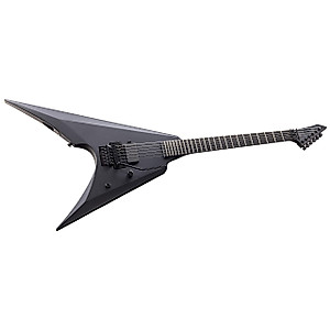 ESP LTD Arrow Black Metal Electric Guitar, Black Satin