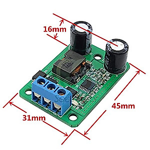 24V/12V to 5V/5A 25W DC-DC Buck Step Down Power Supply Module Synchronous Rectification Power Converter Replace LM2596S