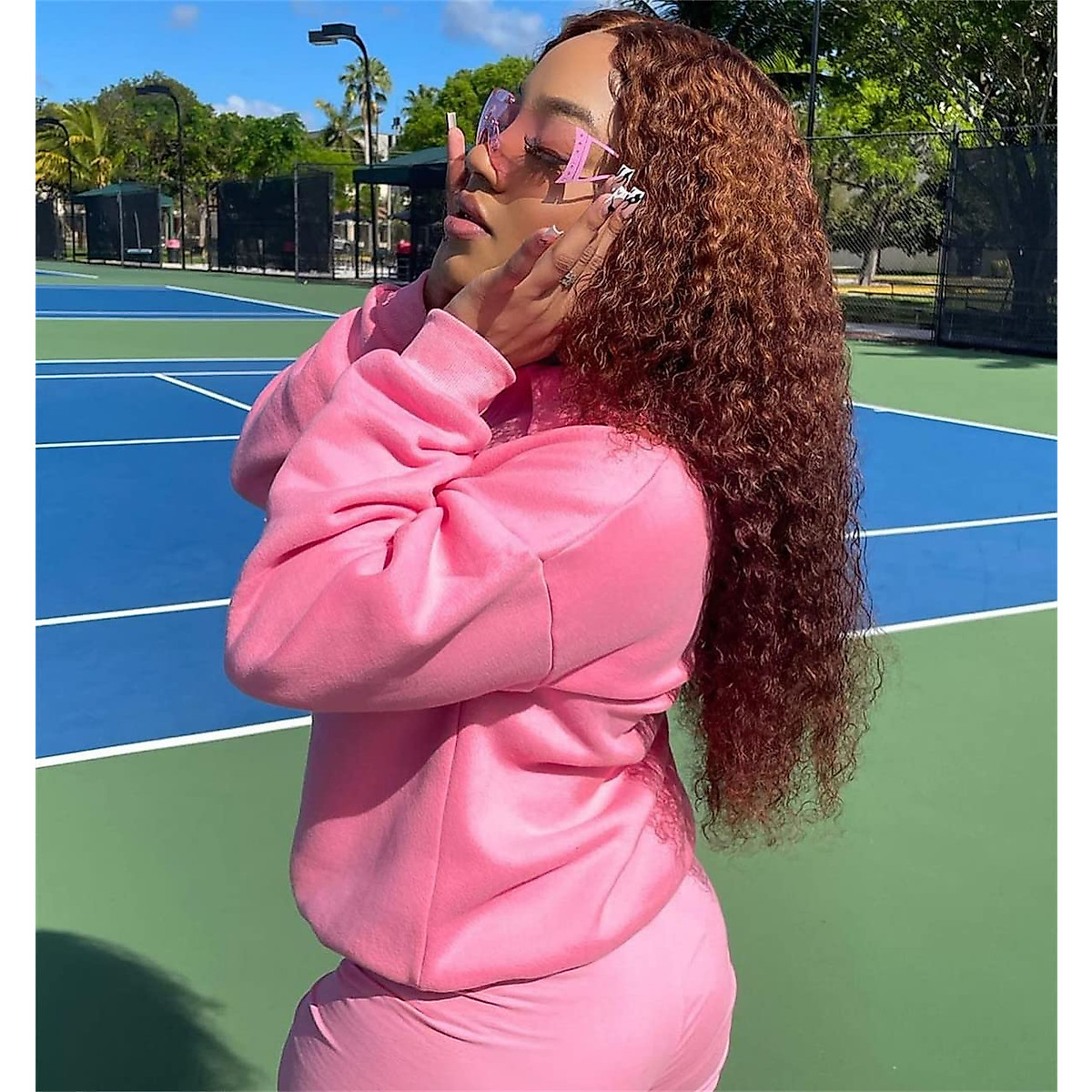 GUVIVI Wrap Around Y2K Sunglasses for Women Men Shield Flat Top Sunglasses Futuristic Frameless Gradient Lens Sun Glasses