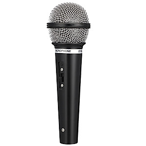 Zerodeko 1PC Plastic Microphone Model, Kids Microphone Pretend Microphone Toy, Fake Microphone Prop for Birthday Party Favors Pretend Play or Performance Costume Prop