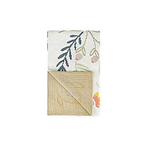 Creative Co-Op 40" L x 32" W Cotton Knit Baby Bee Blanket, Multicolor