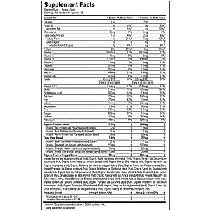 Meal Replacement Shake, Organic | Purely Inspired All-in-One Meal Replacement | Plant Based Protein Powder for Women & Men | Organic Protein Powder | Protein Shake Powder | Chocolate, 1.3 Pounds