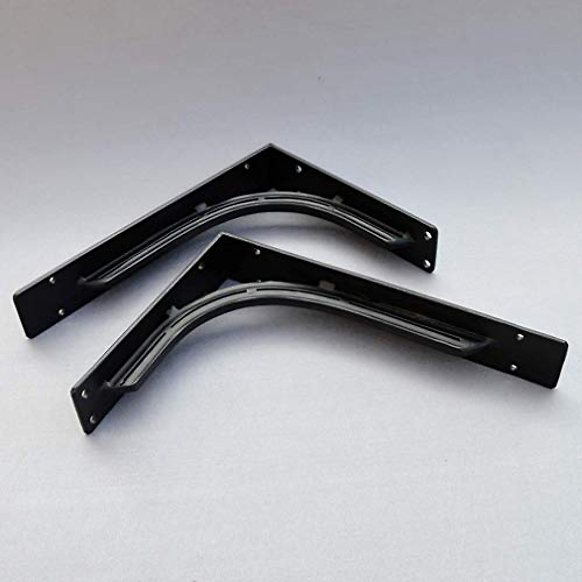 Edge Corner Protectors,Furniture Angle Brace,Shelf Bracket,Wall Mounted Brace Support,Floating Heavy Duty Metal Iron L-Shaped Triangle,Furniture TV Cabinet Desk Bar Counter Right Angle Shelf Supports,