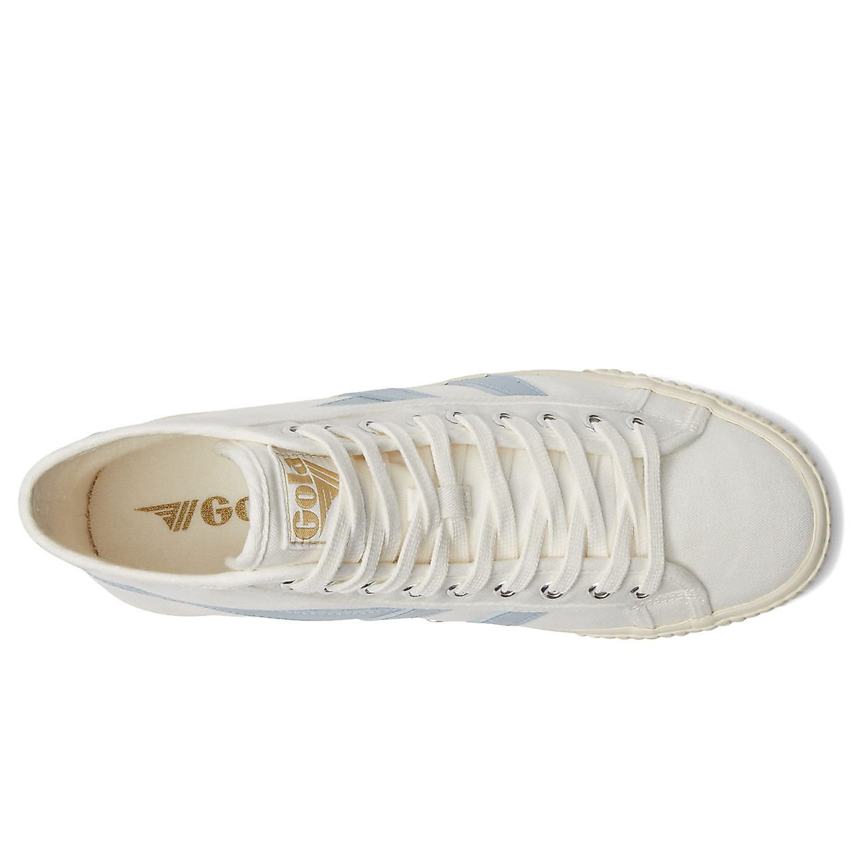 Gola Tennis Mark Cox High Off-White/Ice Blue 8 B (M)