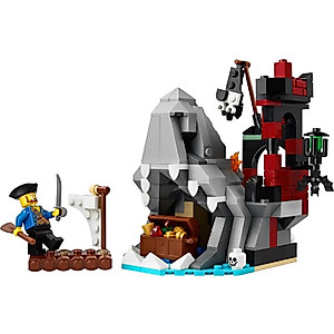 LEGO Scary Pirate Island GWP Building Set (40597, 214 pcs)
