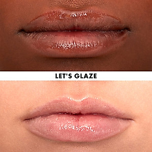 NYX PROFESSIONAL MAKEUP Filler Instinct Plumping Lip Polish, Lip Plumper Gloss - Let's Glaze (Clear)