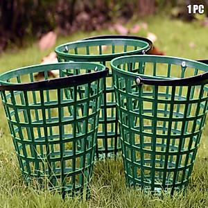 Golf Range Baskets Ball Carrying Buckets Golfball Storage Container with Handle for Outdoor Sport