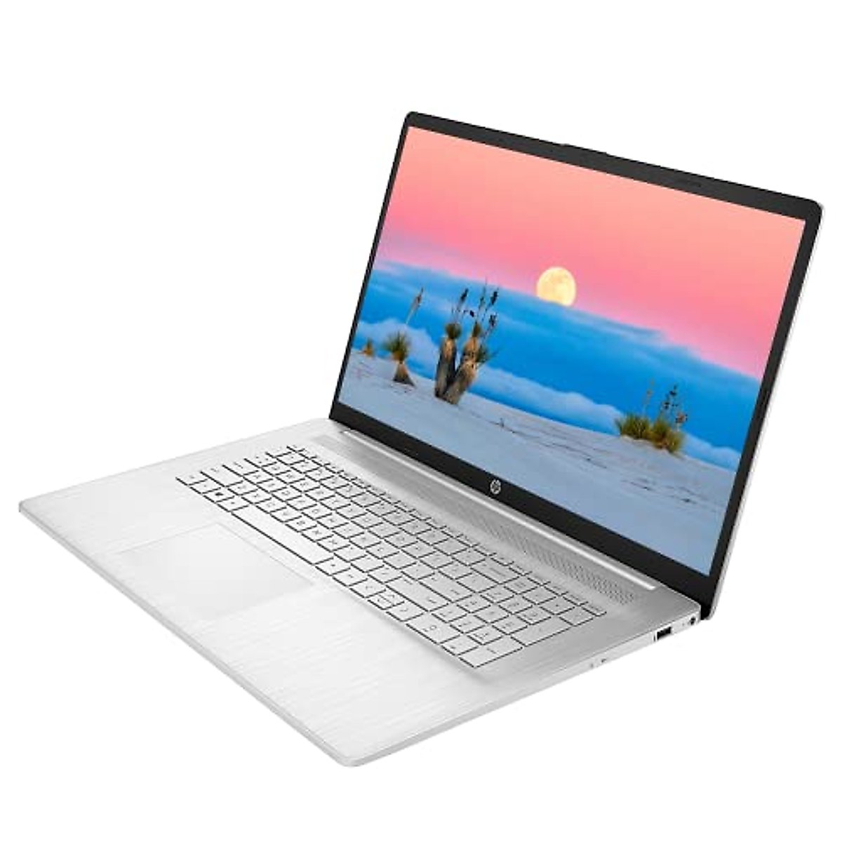 HP 17 Laptop, 17.3" FHD Display, 12th Gen Intel i5-1235U Processor, 16GB DDR4 RAM, 1TB SSD, Webcam, HDMI, Backlit Keyboard, Wi-Fi, Windows 11 Home, Silver